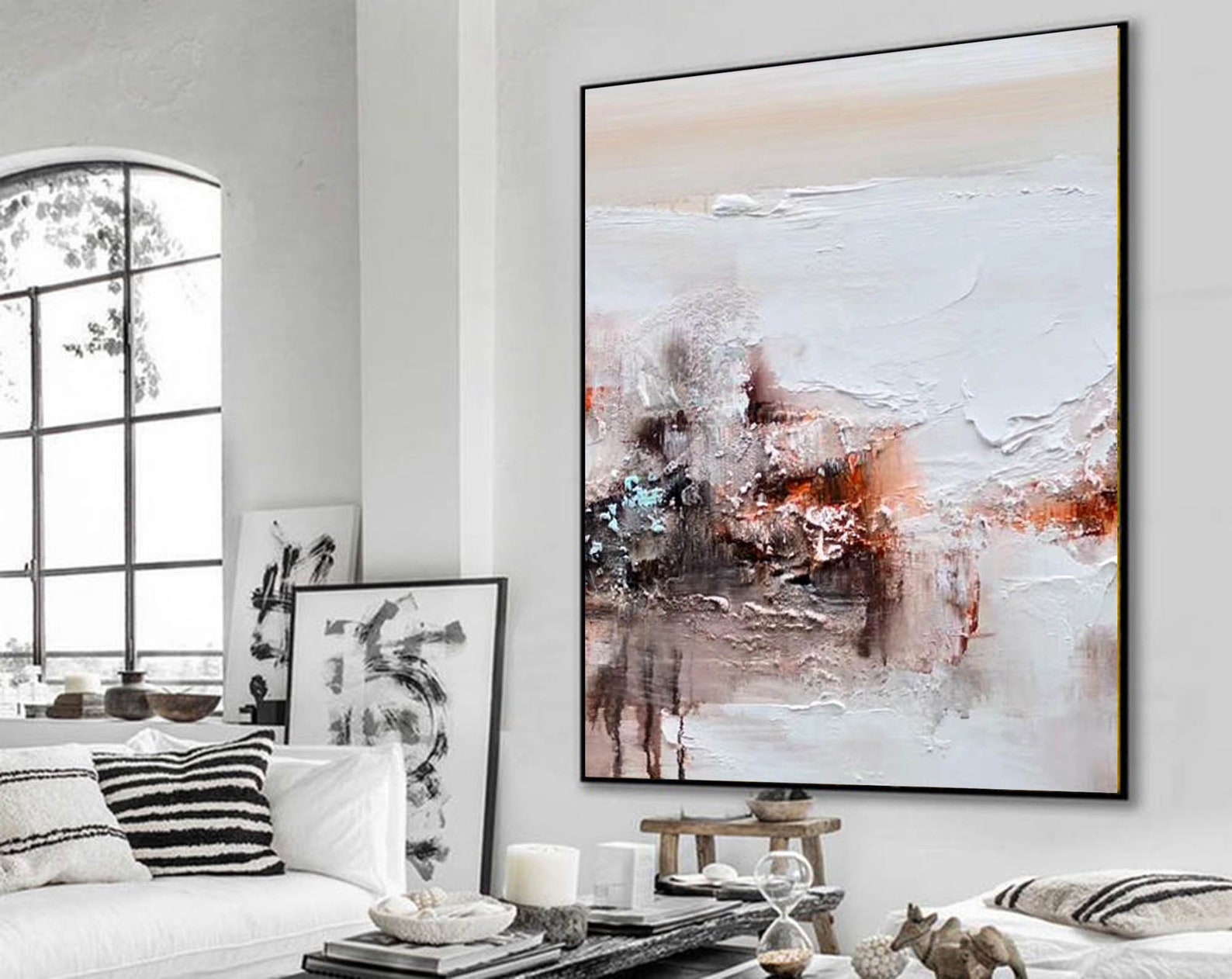 Large Canvas Wall Art, Modern Abstract Painting, Abstract Acrylic ...