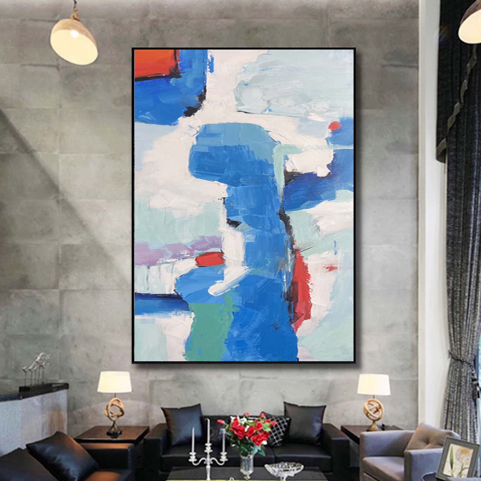 Extra Large Abstract Art Large Abstract Painting Canvas - Etsy