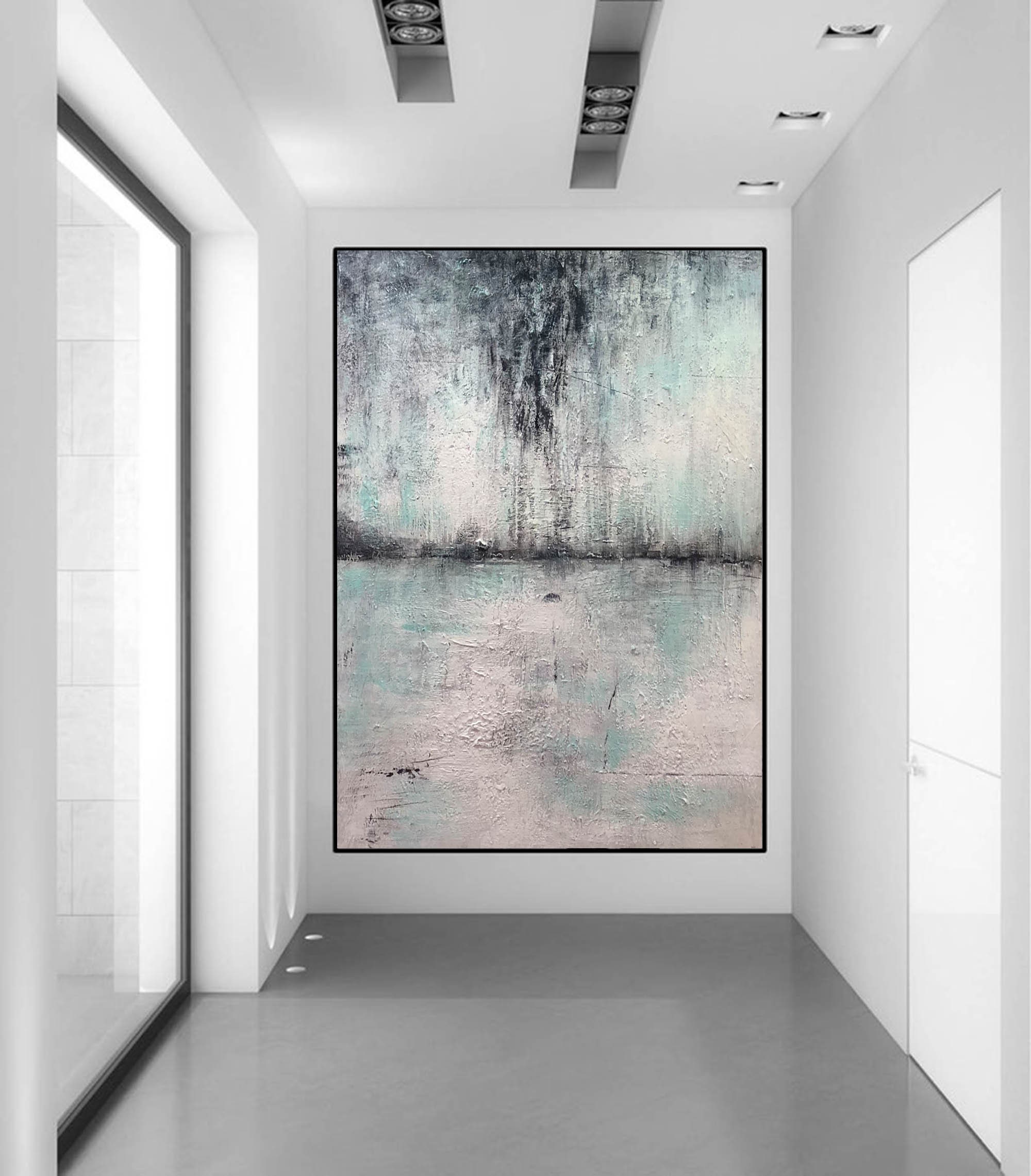Extra Large Canvas Art, Original Abstract Painting on Canvas, Modern ...