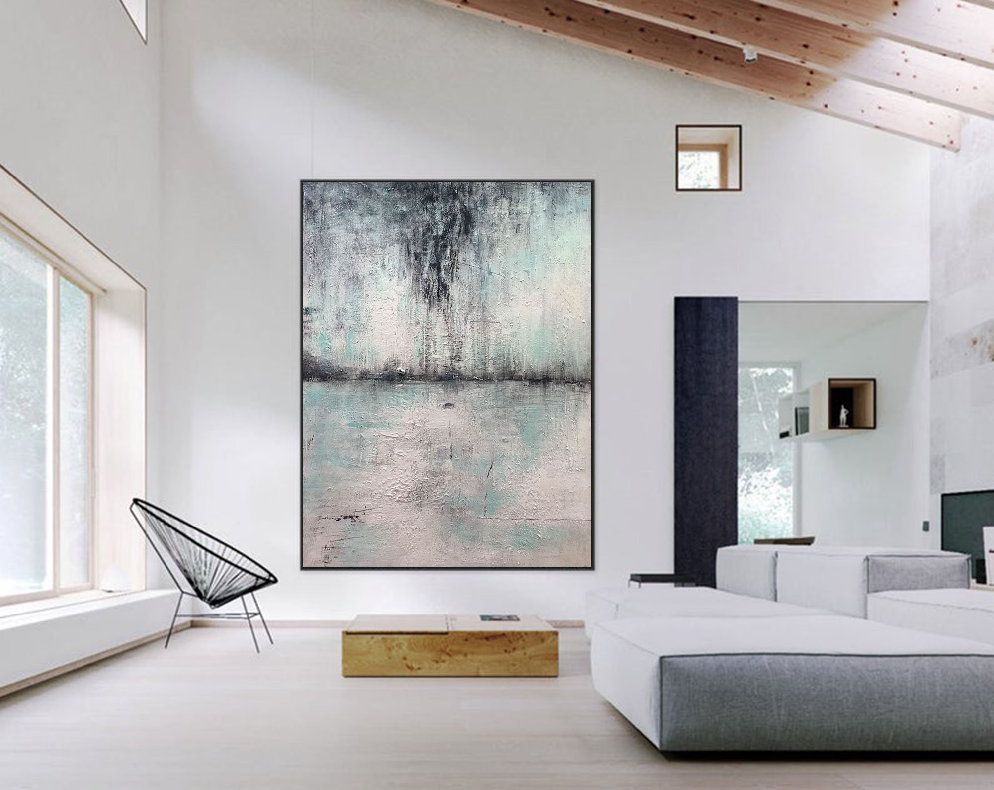 Extra Large Canvas Art, Original Abstract Painting on Canvas, Modern ...