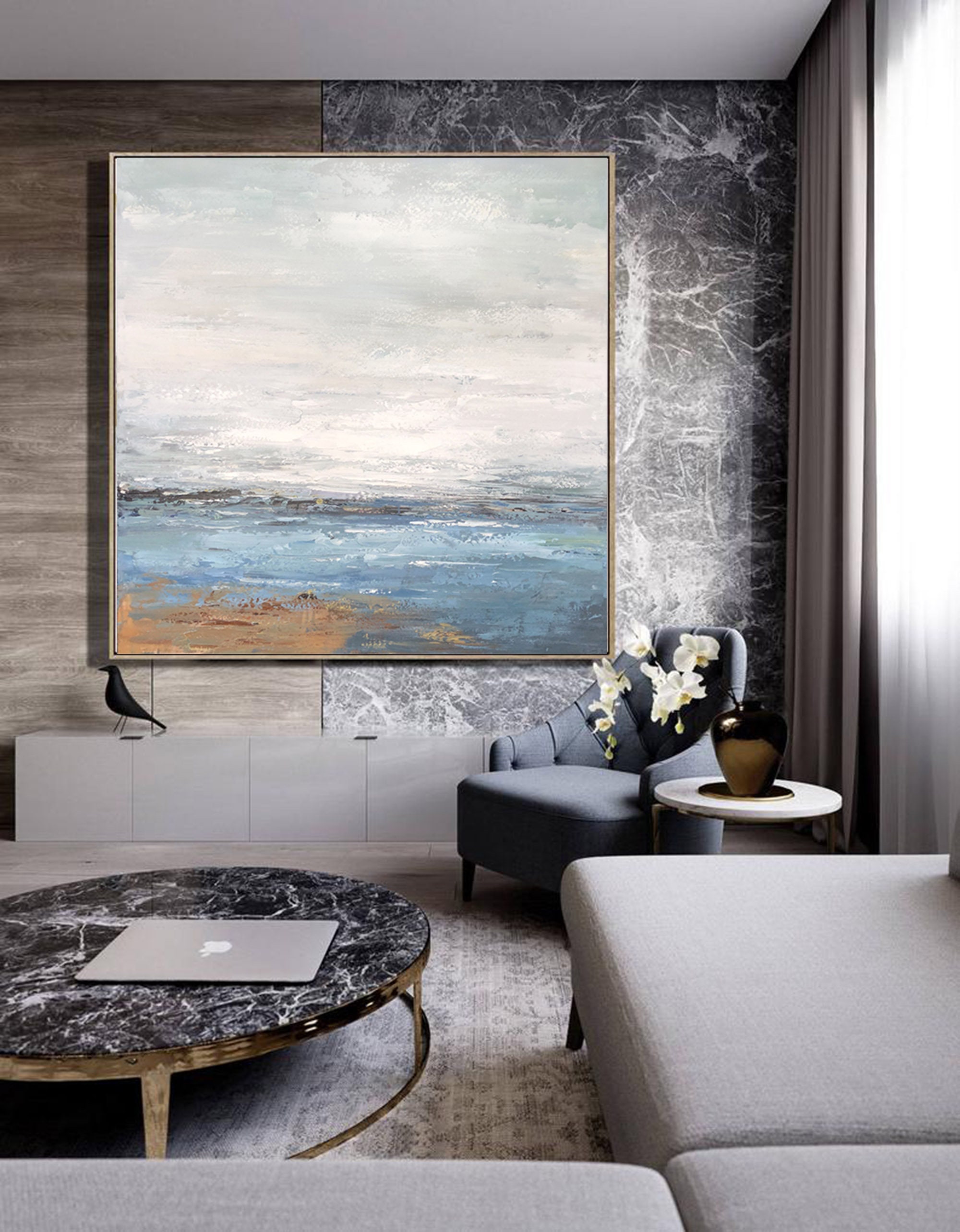 Large Canvas Wall Art, Oversized Canvas Painting, Modern Abstract ...