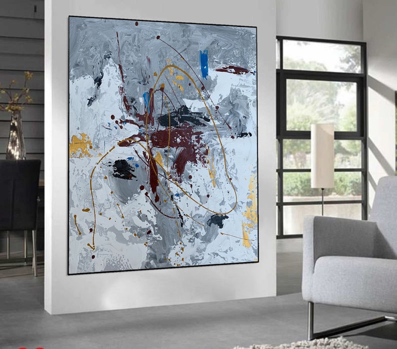 Extra Large Abstract Painting Large Canvas Wall Art - Etsy