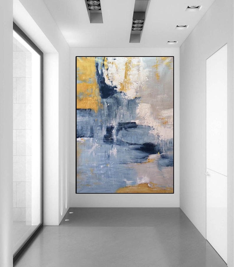 Large Abstract Canvas Art Modern Abstract Painting Original - Etsy