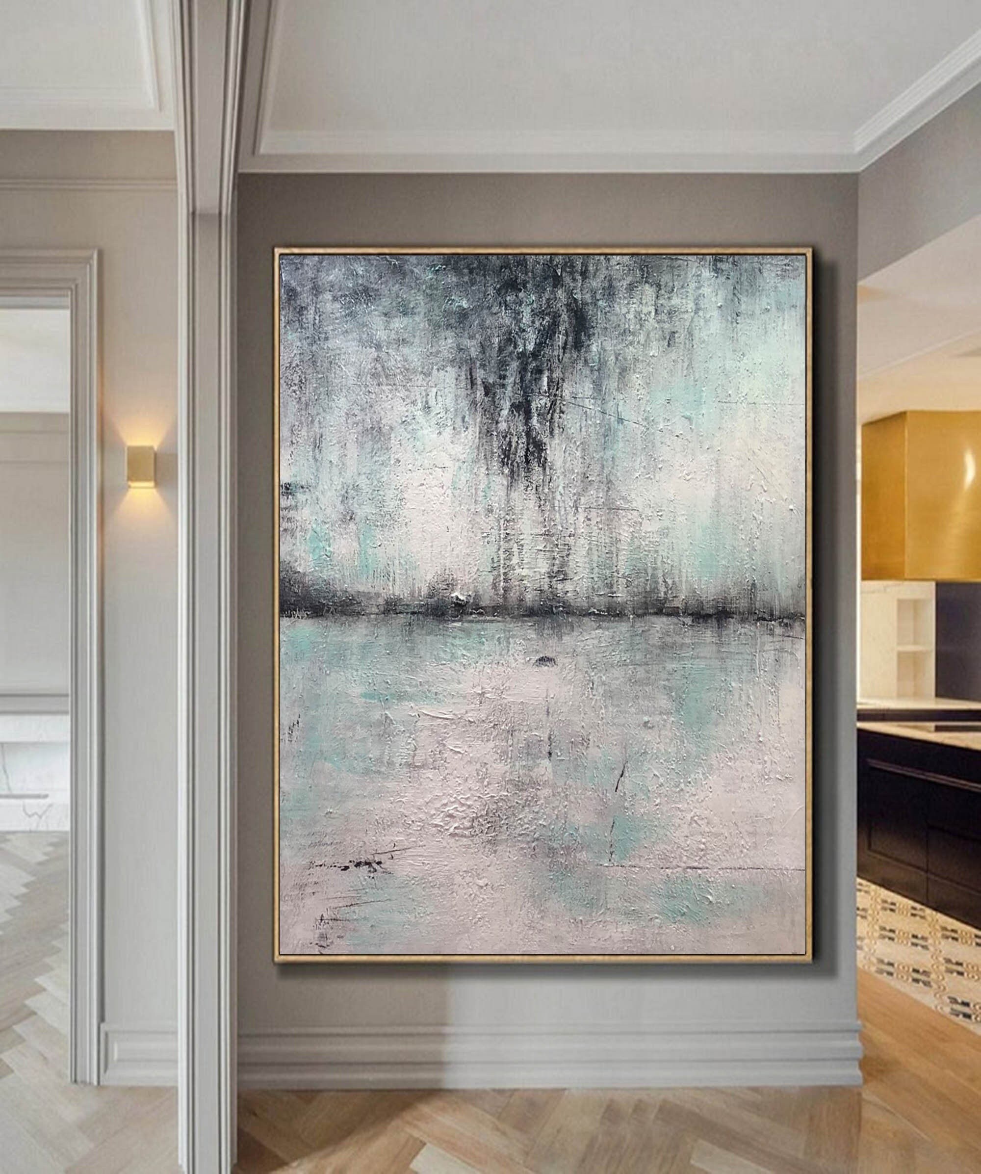 Extra Large Canvas Art, Original Abstract Painting on Canvas, Modern ...