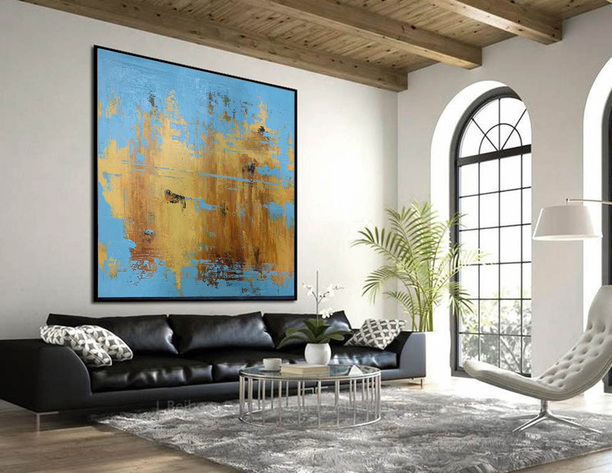 Oversized Abstract Painting, Extra Large Wall Art Canvas, Original ...