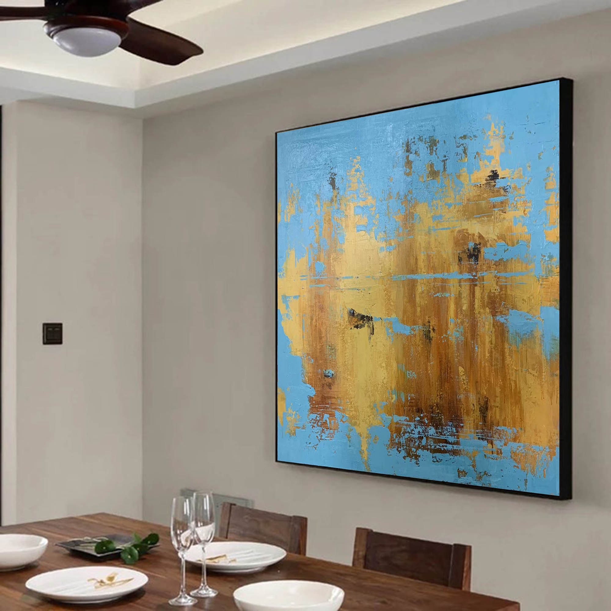 Oversized Abstract Painting, Extra Large Wall Art Canvas, Original ...