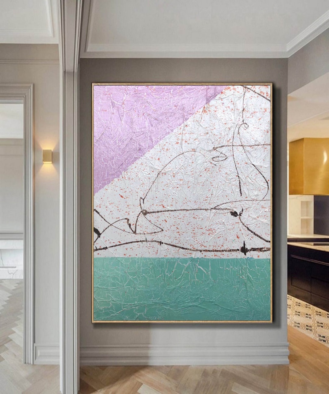 Large Canvas Wall Art, Oversized Wall Art Abstract, Extra Large ...