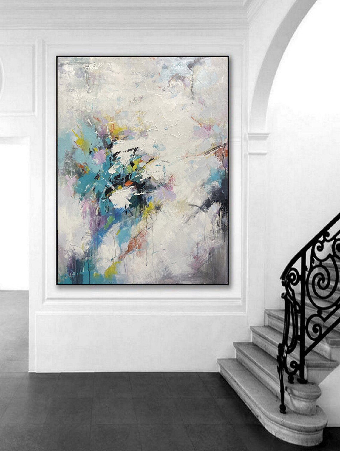 Large Canvas Wall Art Oversized Wall Art Modern Abstract - Etsy
