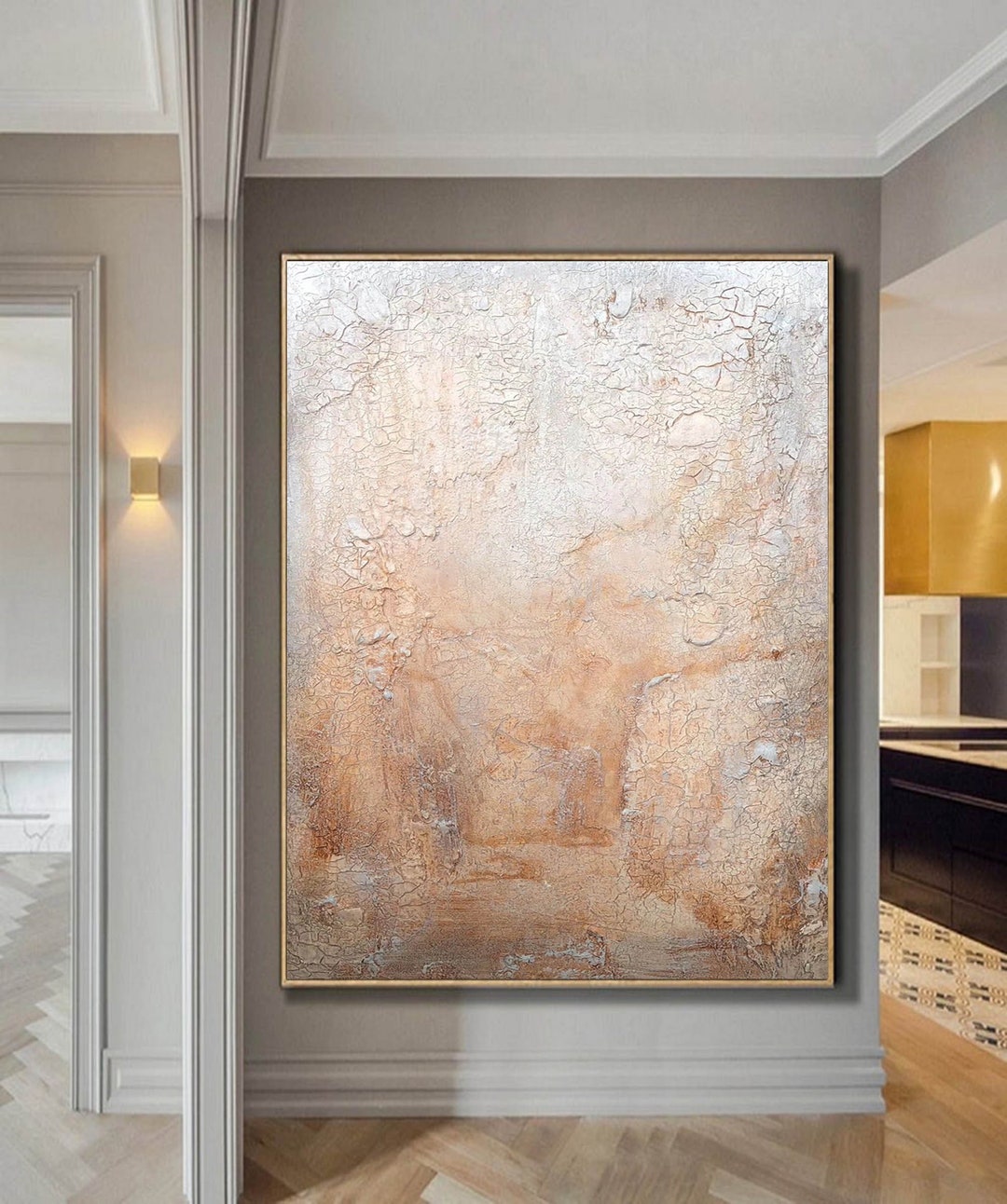 Large Abstract Wall Art,heavy Textured Abstract Paintings,extra Large ...