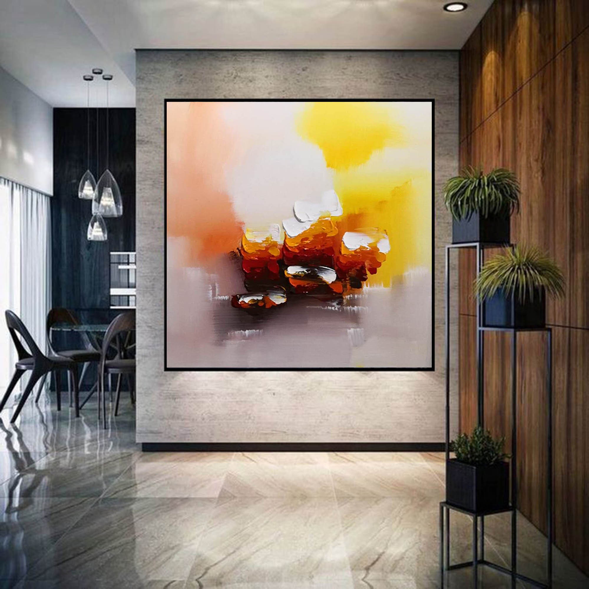 Extra Large Canvas Wall Art, Abstract Painting Original Large, Modern ...