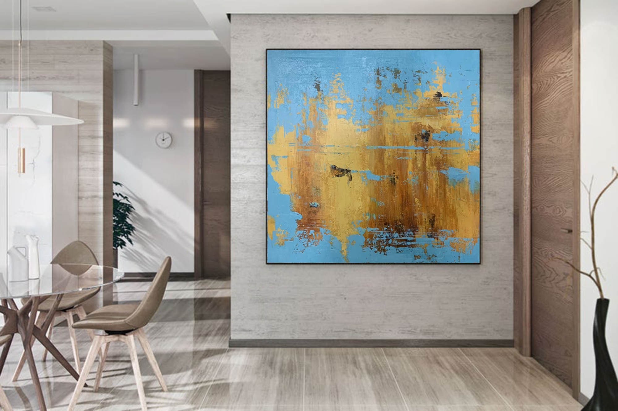 Oversized Abstract Painting, Extra Large Wall Art Canvas, Original ...