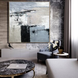 Modern Art for Living Room, Bold Statement Paintings, Luxury Home Decor ...