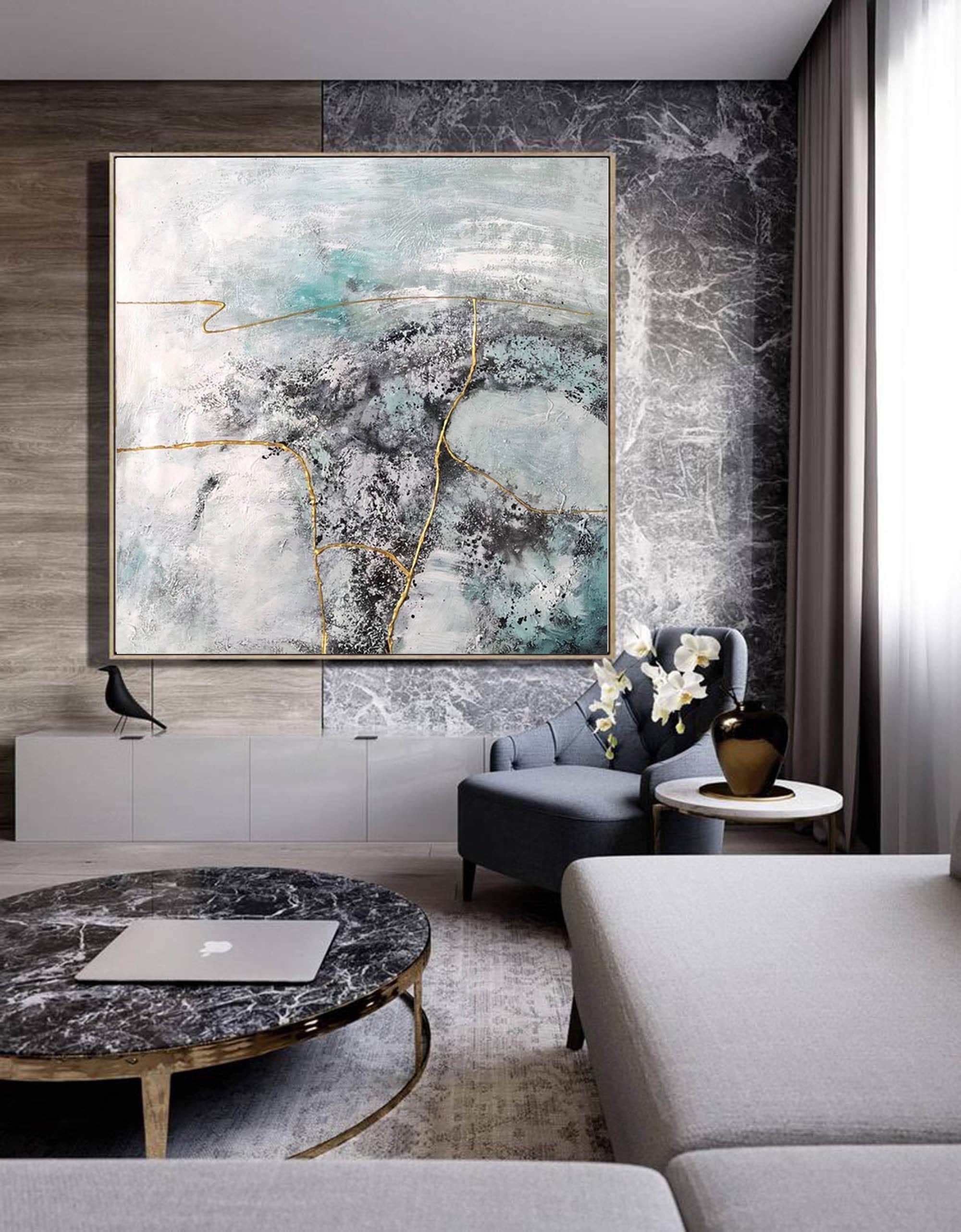 Extra Large Wall Art, Oversized Abstract Painting Original, Modern ...