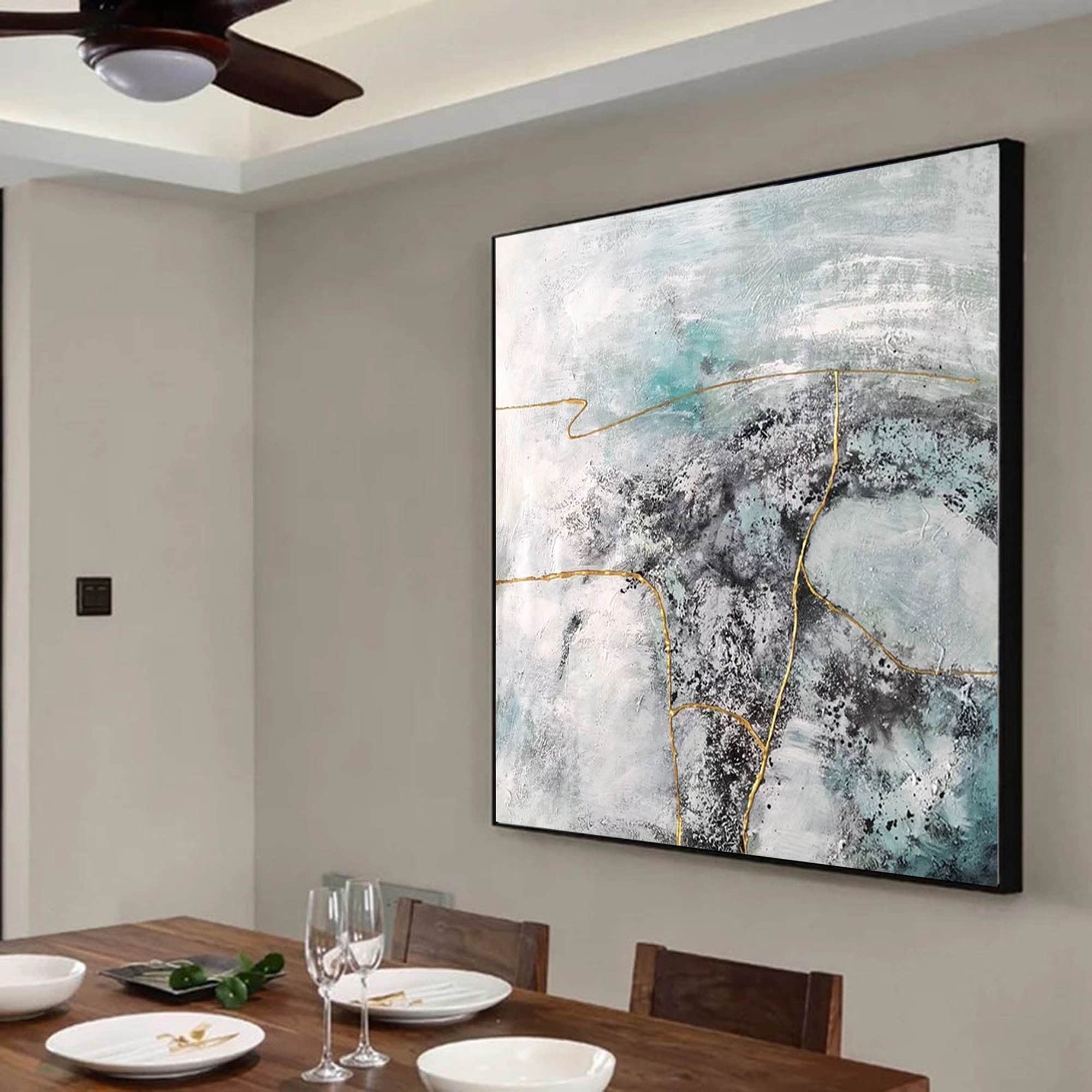 Extra Large Wall Art, Oversized Abstract Painting Original, Modern ...