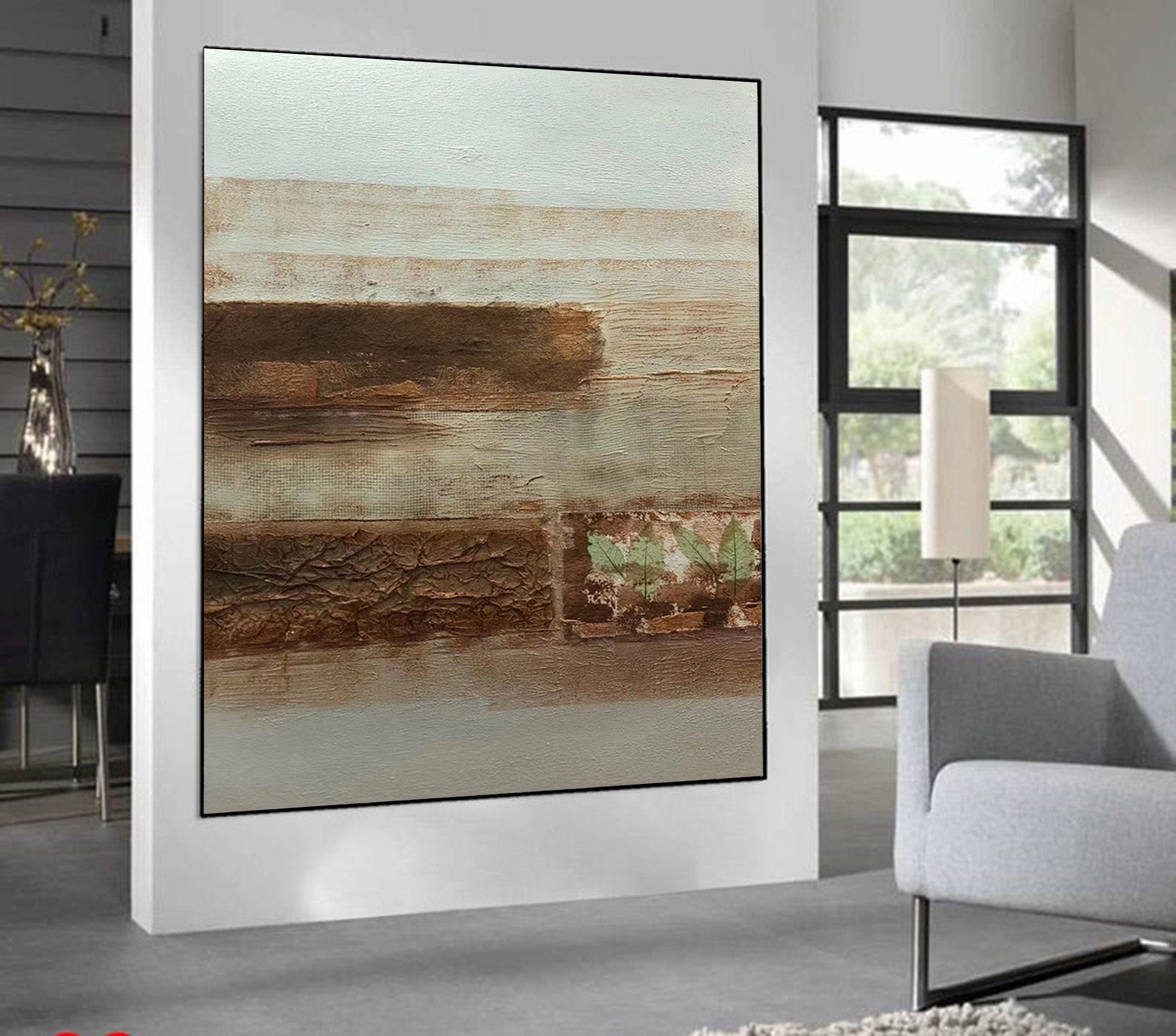 Extra Large Canvas Art, Rich Textured Painting, Original Abstract Oil ...