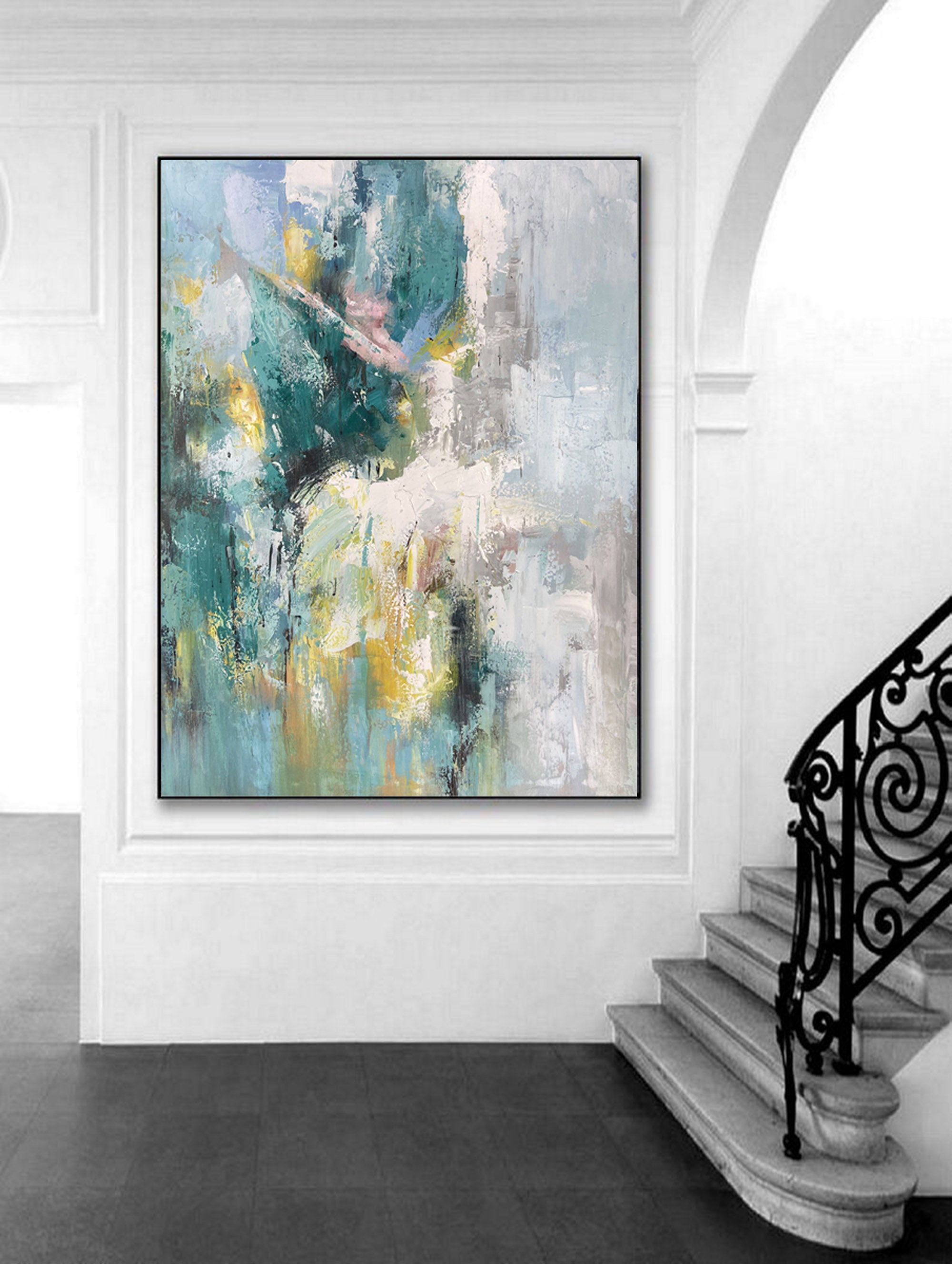 Large Abstract Painting on Canvas Extra Large Abstract Art | Etsy UK