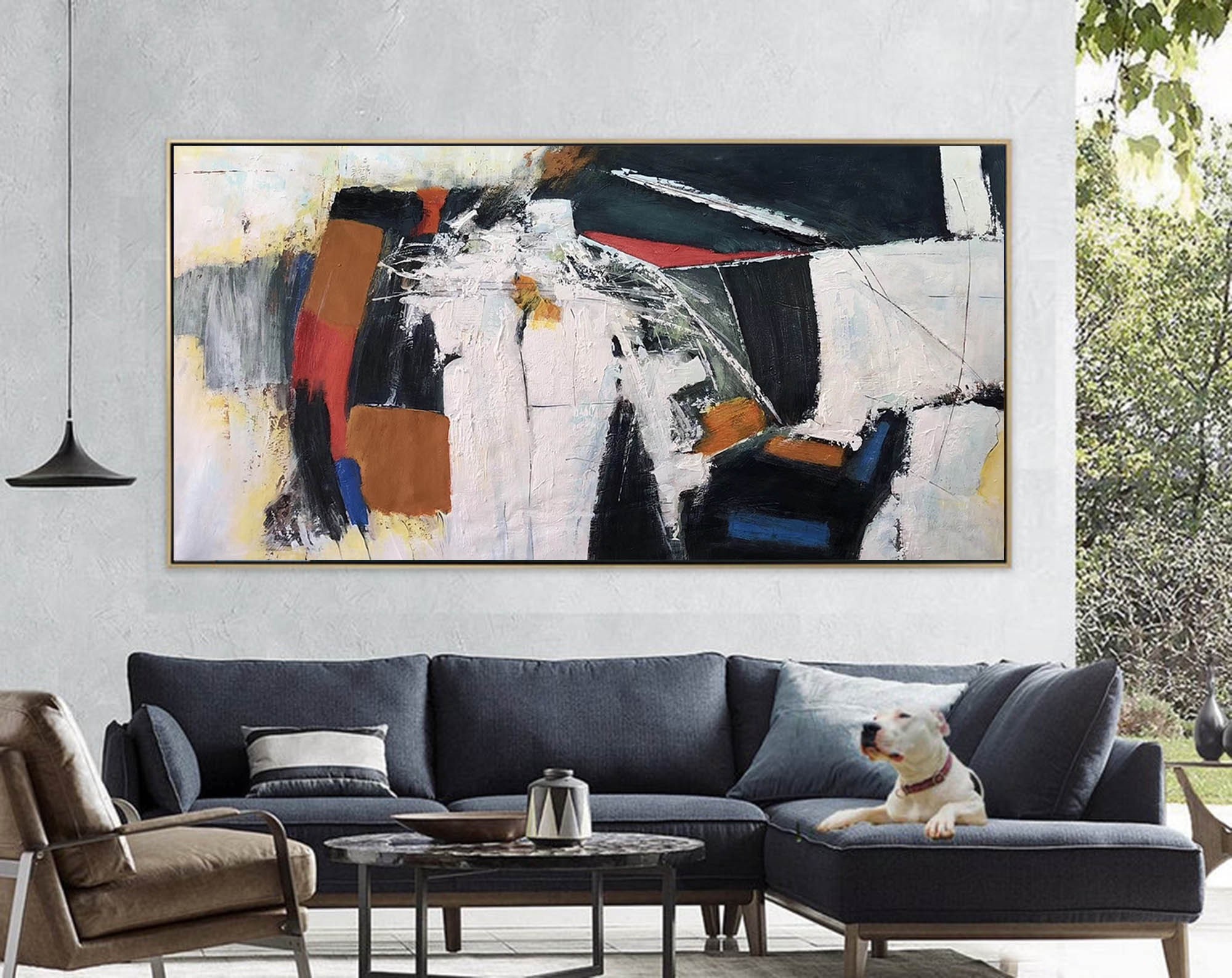 Large Abstract Wall Art,modern Abstract Painting Original,large ...