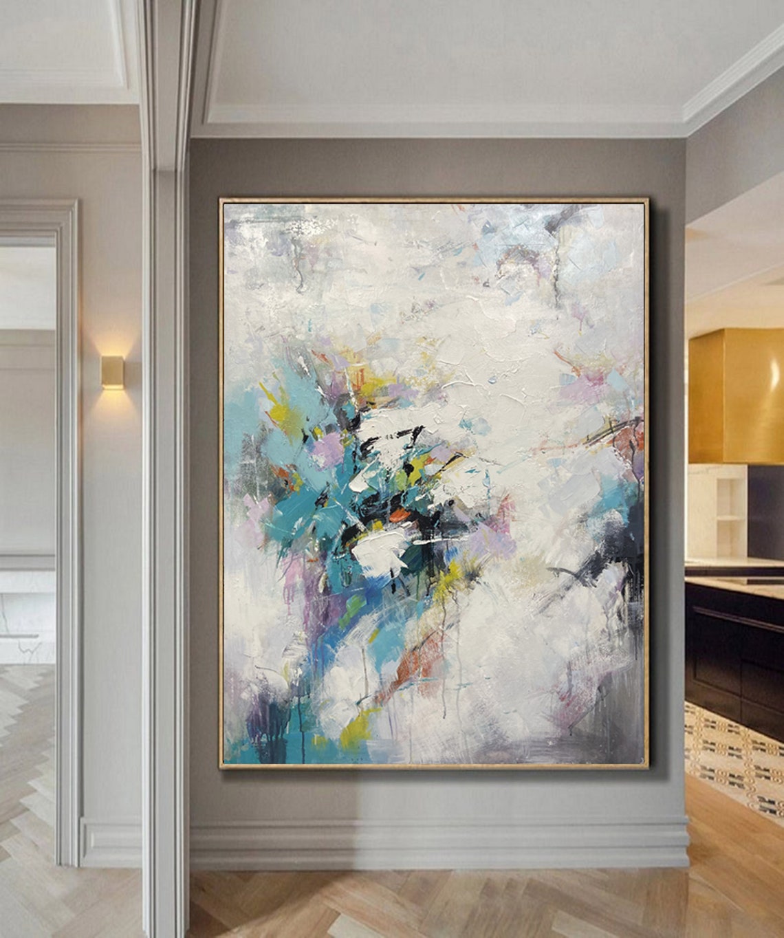 Large Canvas Wall Art Oversized Wall Art Modern Abstract - Etsy