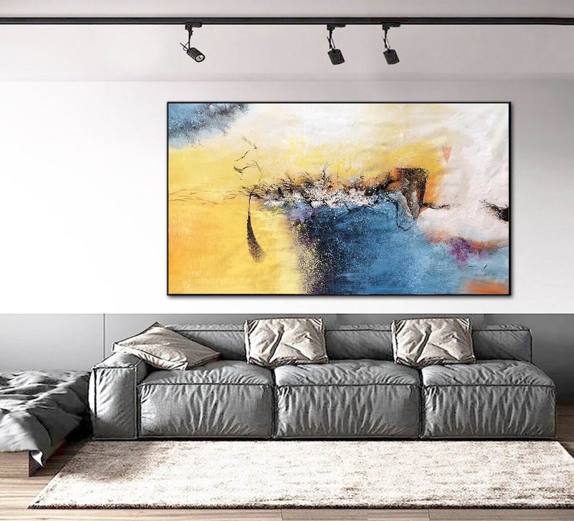 Abstract Painting Originallarge Abstract Painting on - Etsy