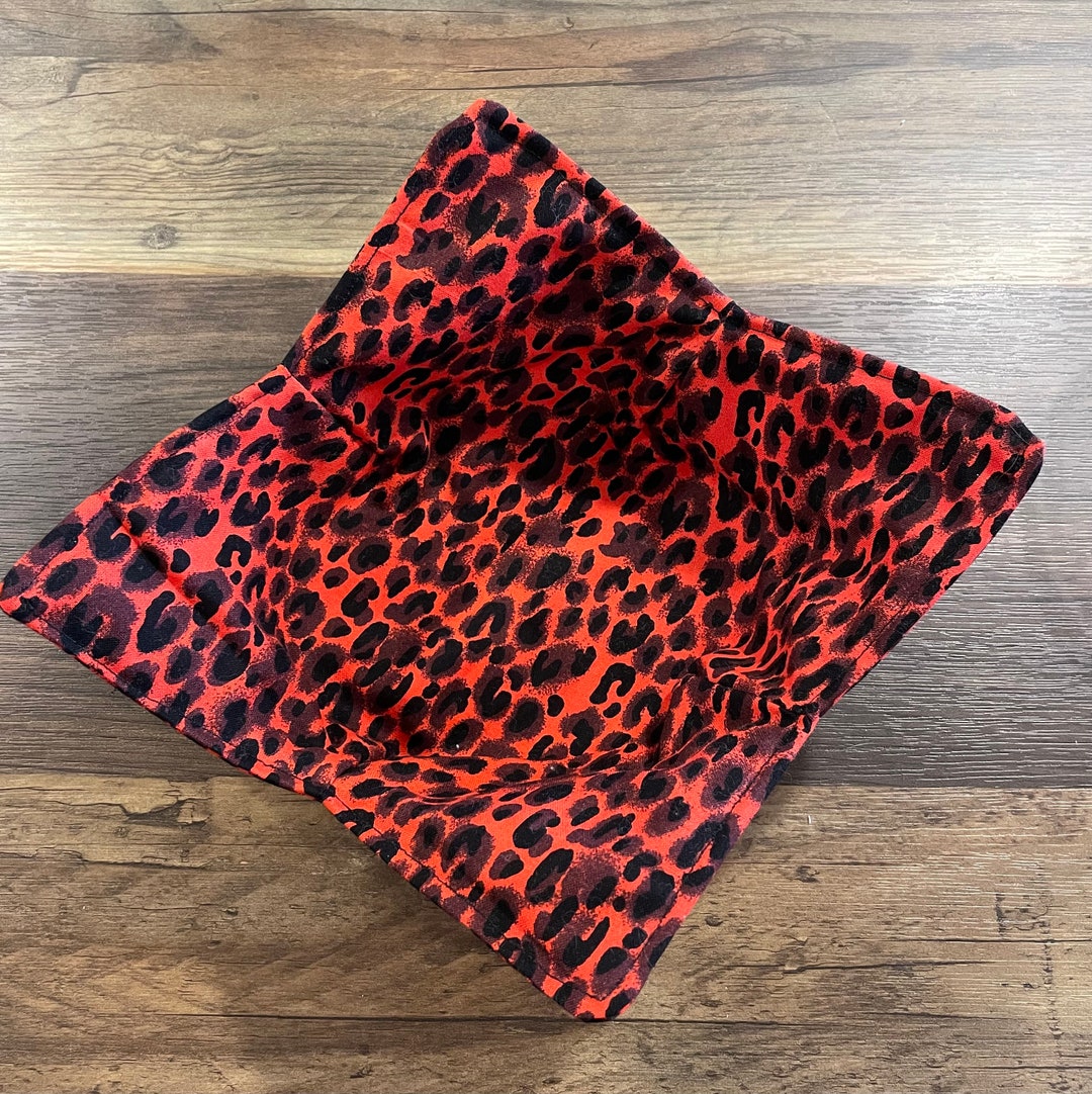 Cheetah Microwave Bowl Cozy/ Soup Bowl Cozy / Soup Bowl Holder / Bowl ...