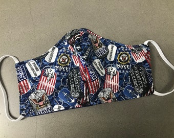 Us Navy Face Mask | Etsy