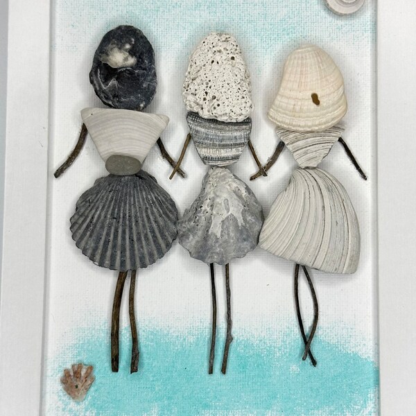 Shell Art People - Etsy