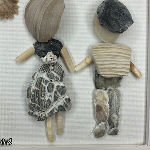 Cute Couple Shell People Art Small - Etsy