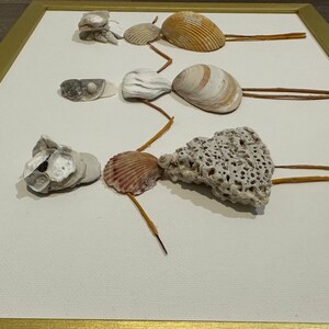 Three Ladies/friends/sisters Large Long-legged Shell Board Art - Etsy