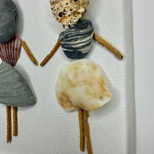 Two Ladies/sisters/friends Shell People Art Small - Etsy