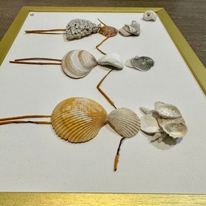Three Ladies/friends/sisters Large Long-legged Shell Board Art - Etsy