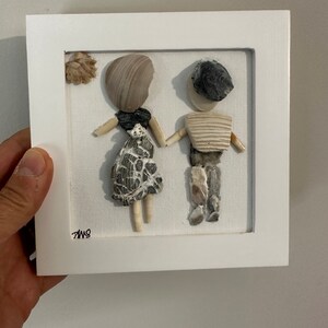 Cute Couple Shell People Art Small - Etsy