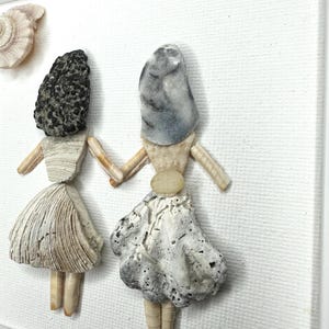 Two Ladies Shell People Art - Etsy