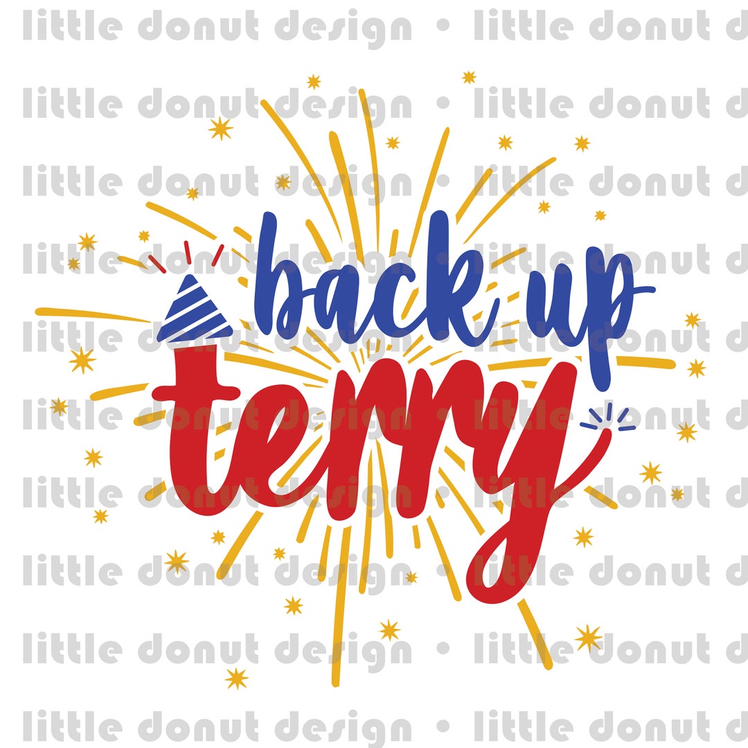 Fourth of July - Back up Terry Graphic - Etsy