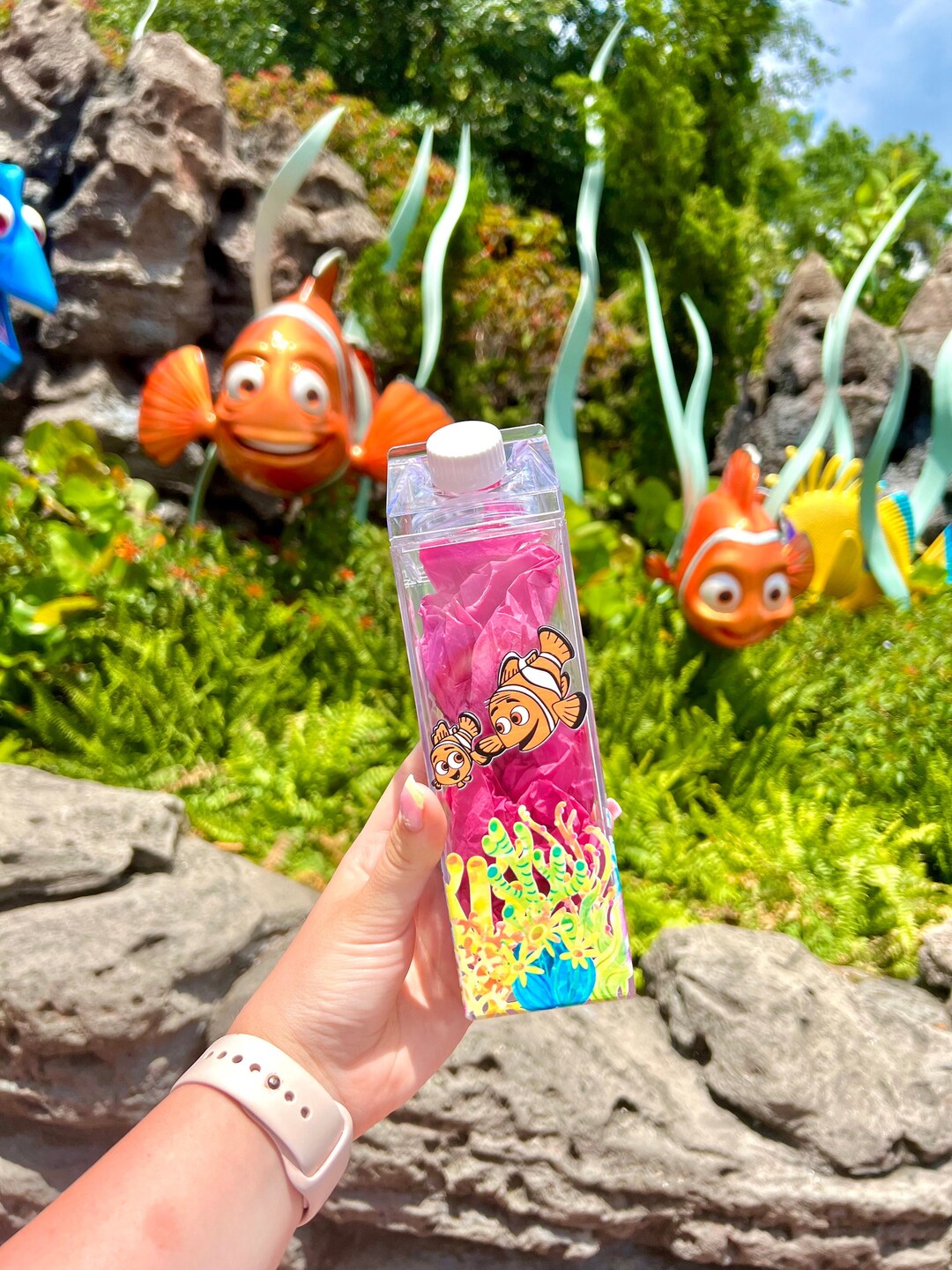 Finding Nemo Sea Coral Farmhouse Disney Theme Park Milk Bottle - Etsy