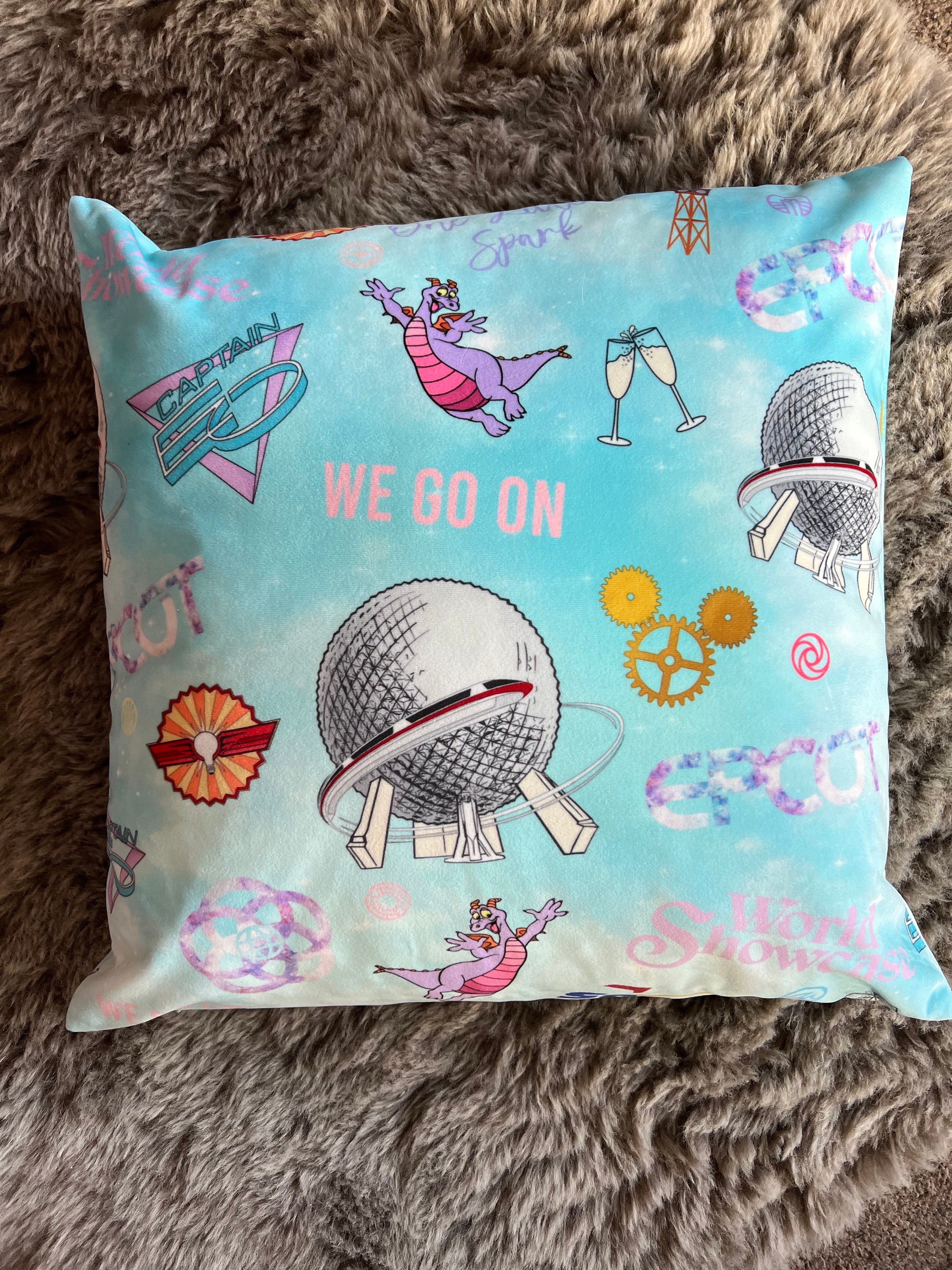 EPCOT Spaceship Earth Figment Pattern Logo Quote Disney Baby - Etsy