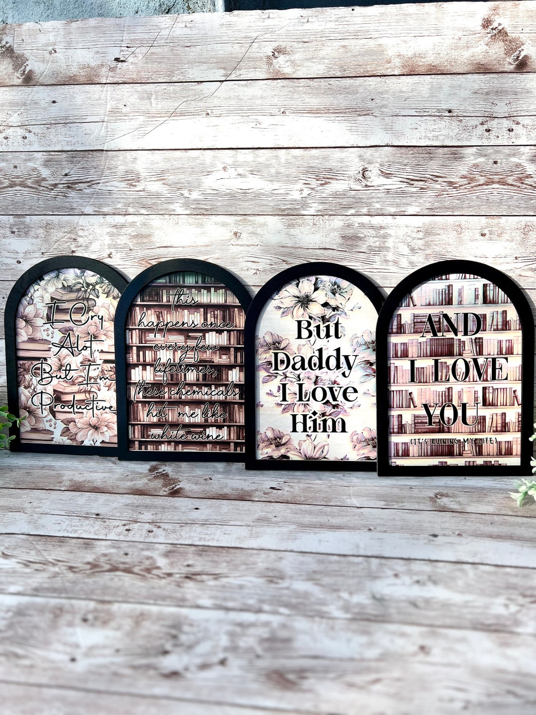 TTPD Taylor Swift Mini Floral Book Quote Lyrics Music Tortured Poets ...