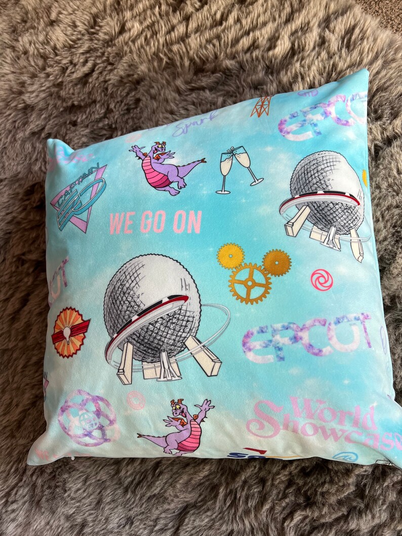 EPCOT Spaceship Earth Figment Pattern Logo Quote Disney Baby - Etsy