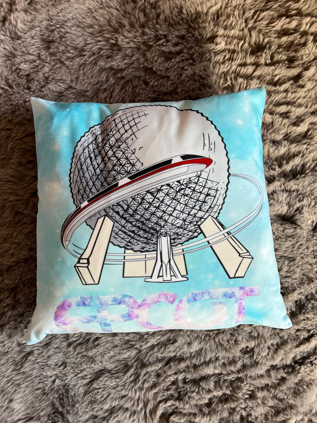 EPCOT Spaceship Earth Figment Pattern Logo Quote Disney Baby Kids ...