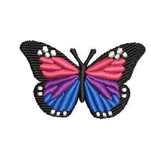 Butterfly Embroidery Design - Etsy