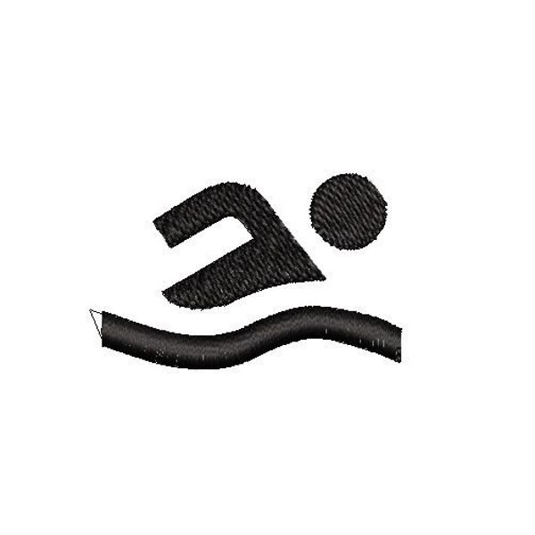 Swimming Embroidery - Etsy