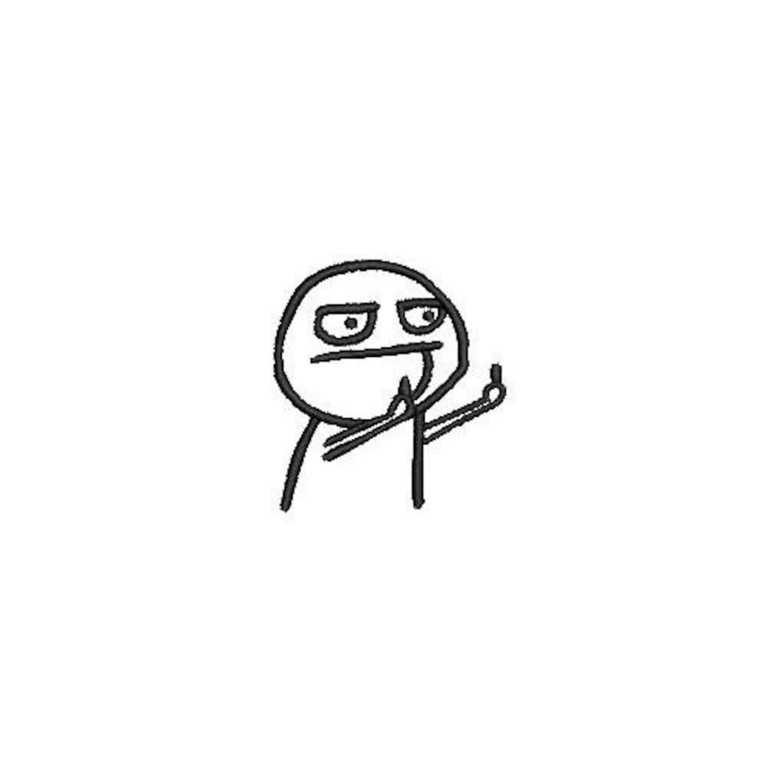 Fuck off Middle Finger Stickman Embroidery Design Embroidery File ... Fuck off Middle Finger Stickman Embroidery Design Embroidery File ...