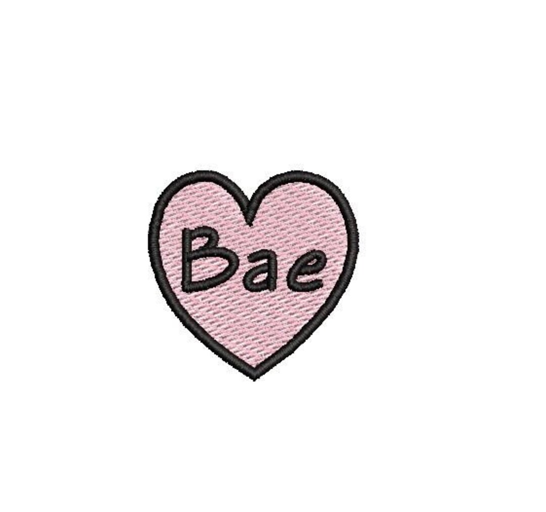 Bae Love Embroidery Design Embroidery File Digital Design Instant ...