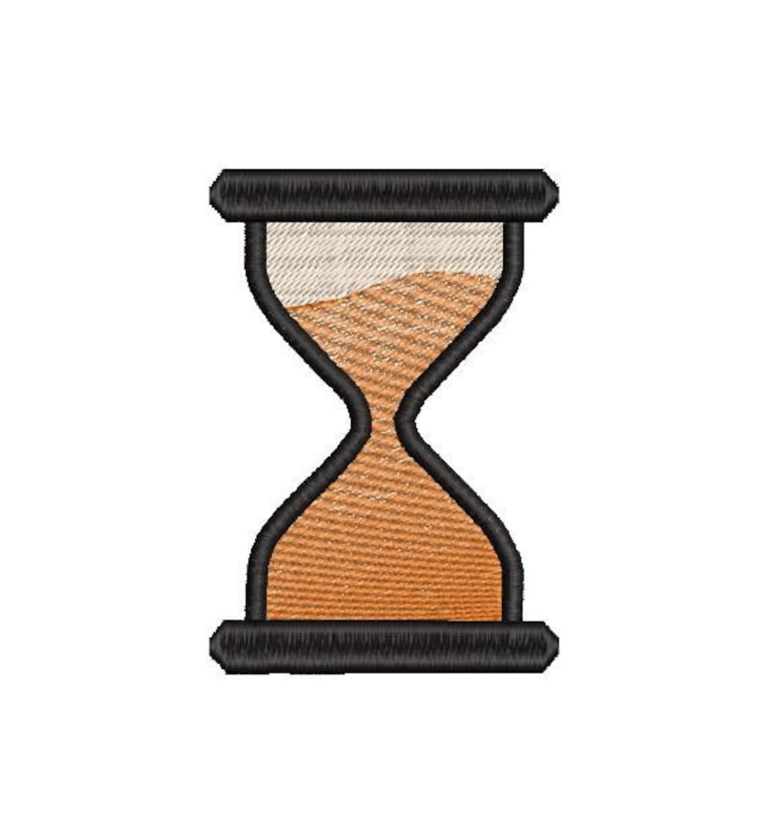 Hour Glass Logo Icon Embroidery Design Embroidery File Digital Design ...