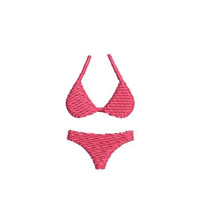 Bikini Embroidery Design Embroidery File Digital Design Instant ...