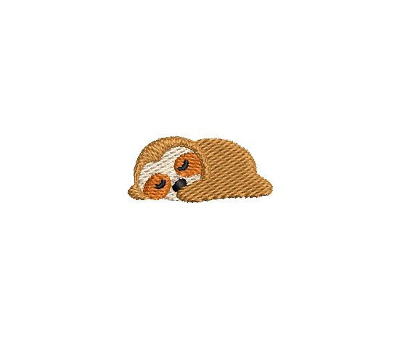 Sleepy Sloth Embroidery Design Embroidery File Digital Design | Etsy