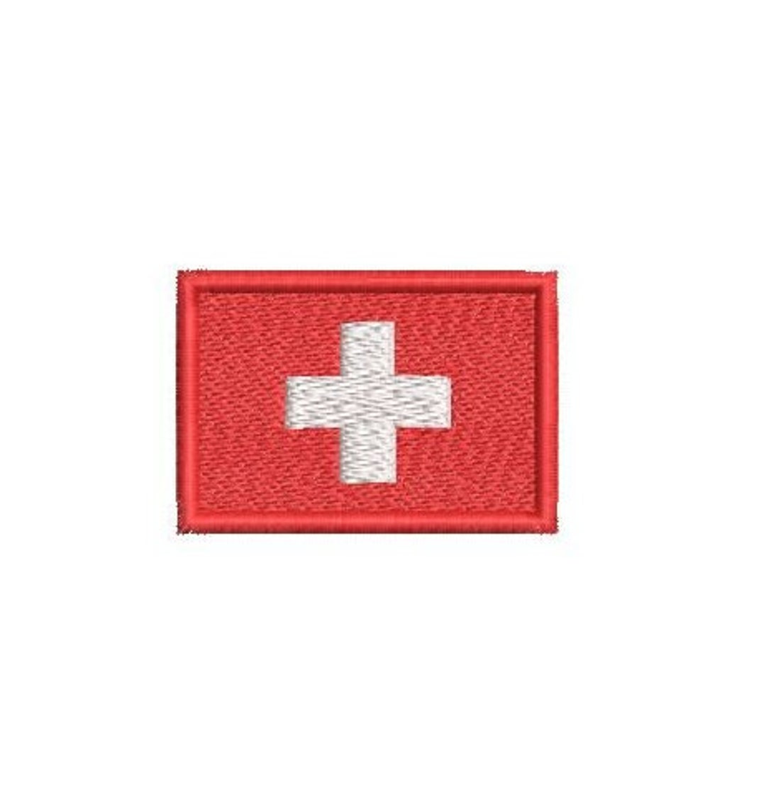 Swiss Flag Embroidery Design Embroidery File Digital Design Instant ...