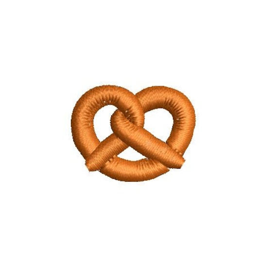 Pretzel Embroidery Design Embroidery File Digital Design | Etsy