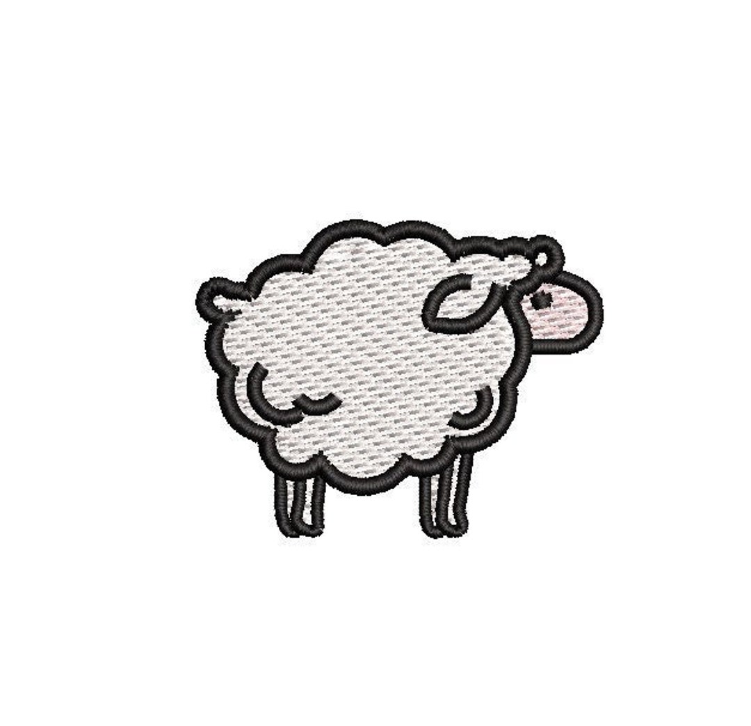 Sheep Embroidery Design Embroidery File Digital Design Instant Download ...