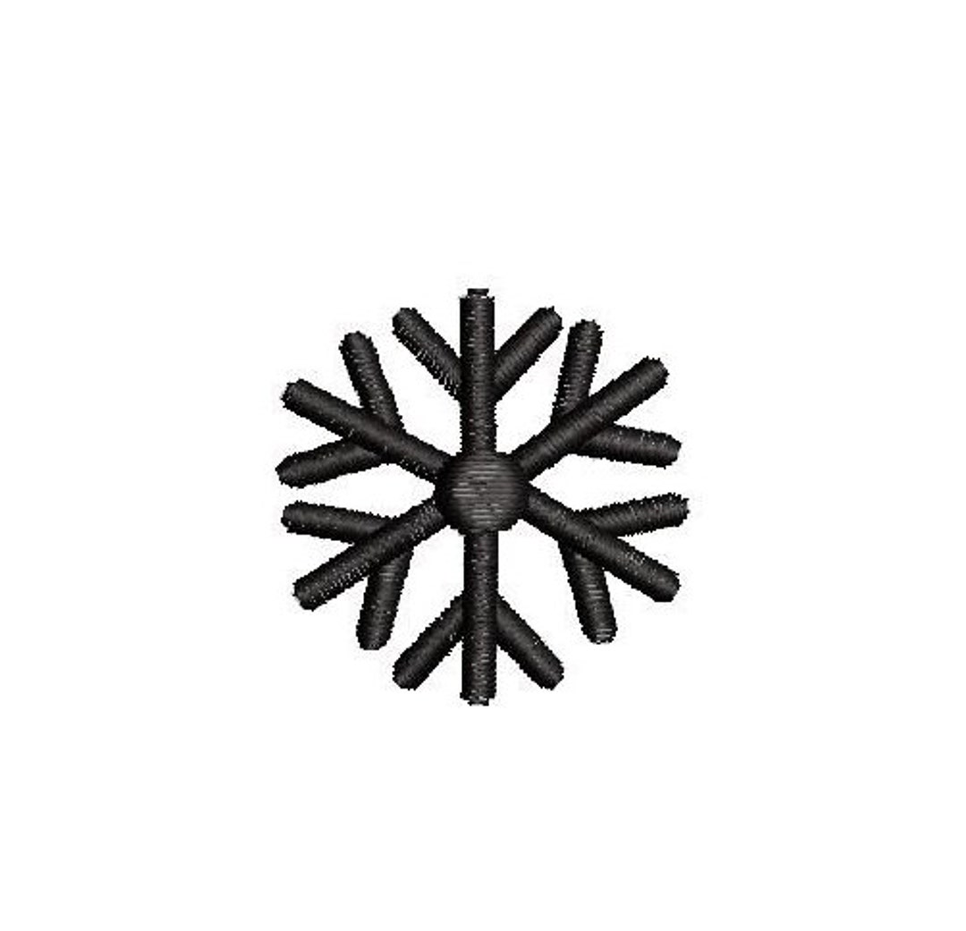 Snowflake Embroidery Design Embroidery File Digital Design Instant ...