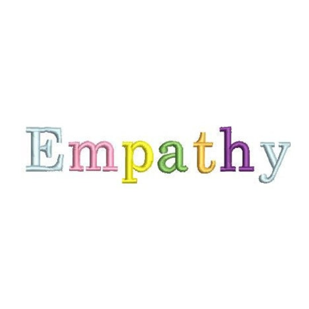 Empathy Embroidery Design Embroidery File Digital Design Instant ...